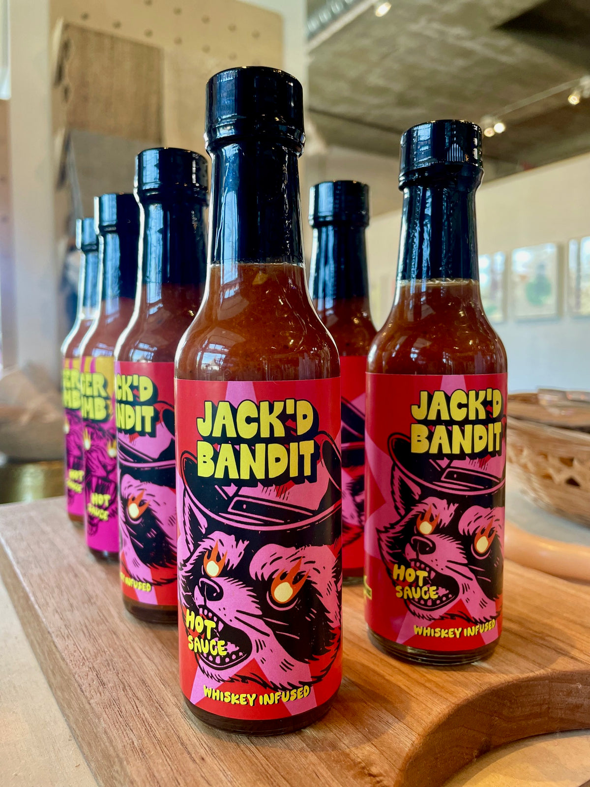Jack'd Bandit Whiskey Infused Hot Sauce | The Kube Studios
