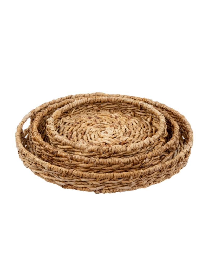 Natural Abaca Trays | The Kube Studios